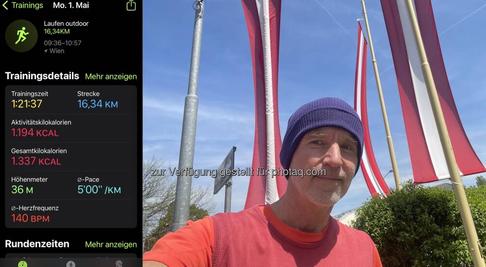 Super Me May: 16,34km am Tag 1 (Christian Drastil via Runplugged Runkit) | runplugged.com